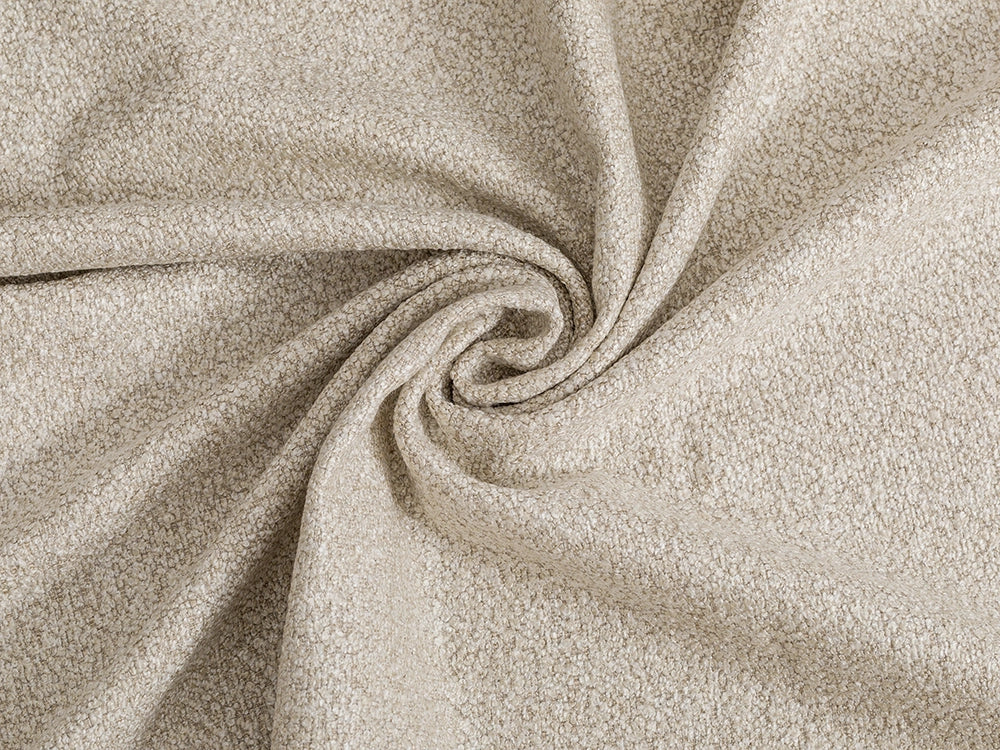 Cream Boucle Upholstery Fabric | Neutral Textured by the Yard